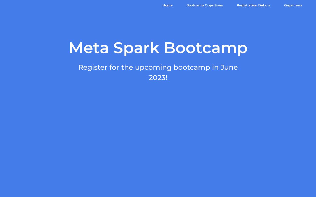 Meta Spark Bootcamp